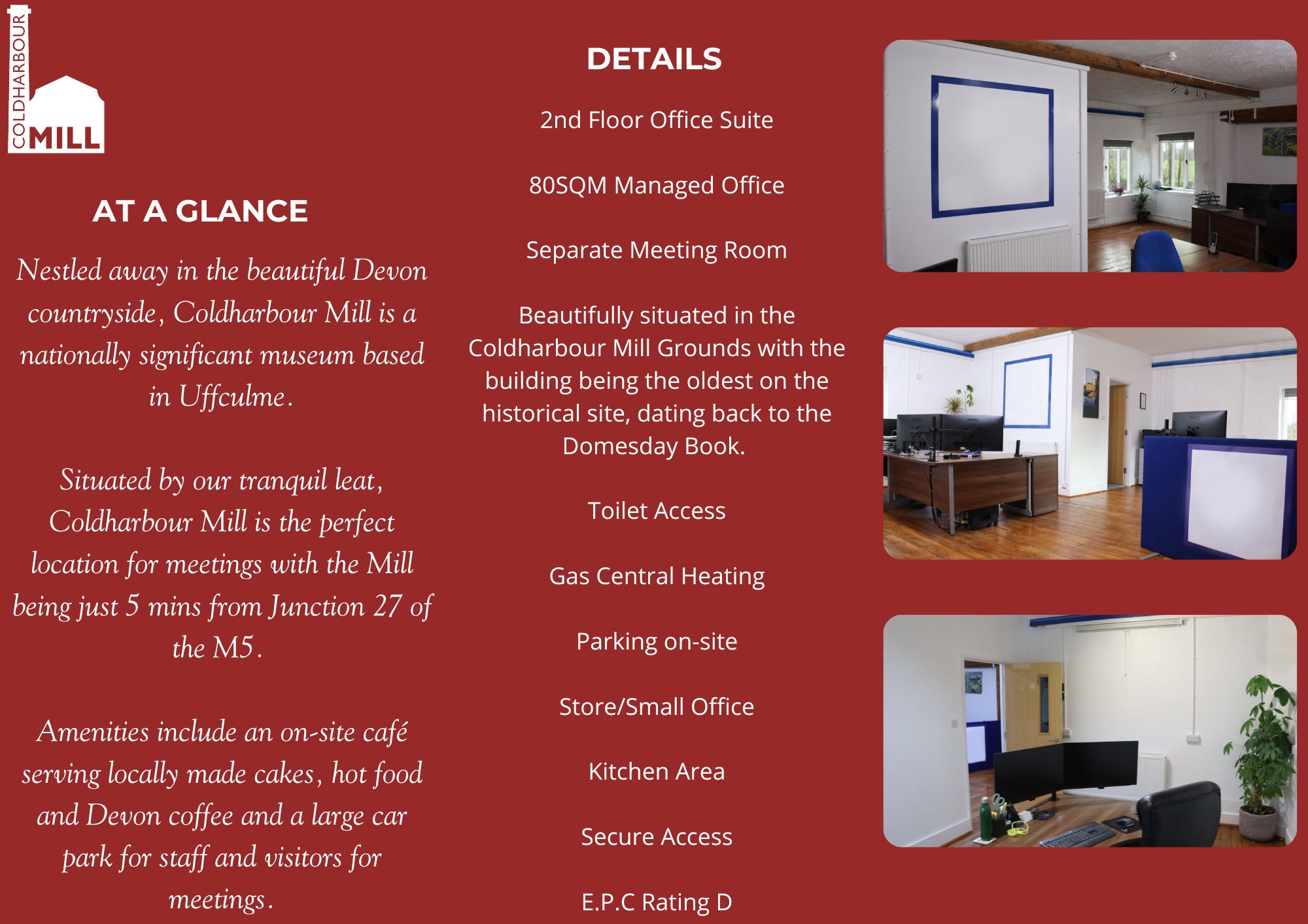 Office Space - Coldharbour Mill