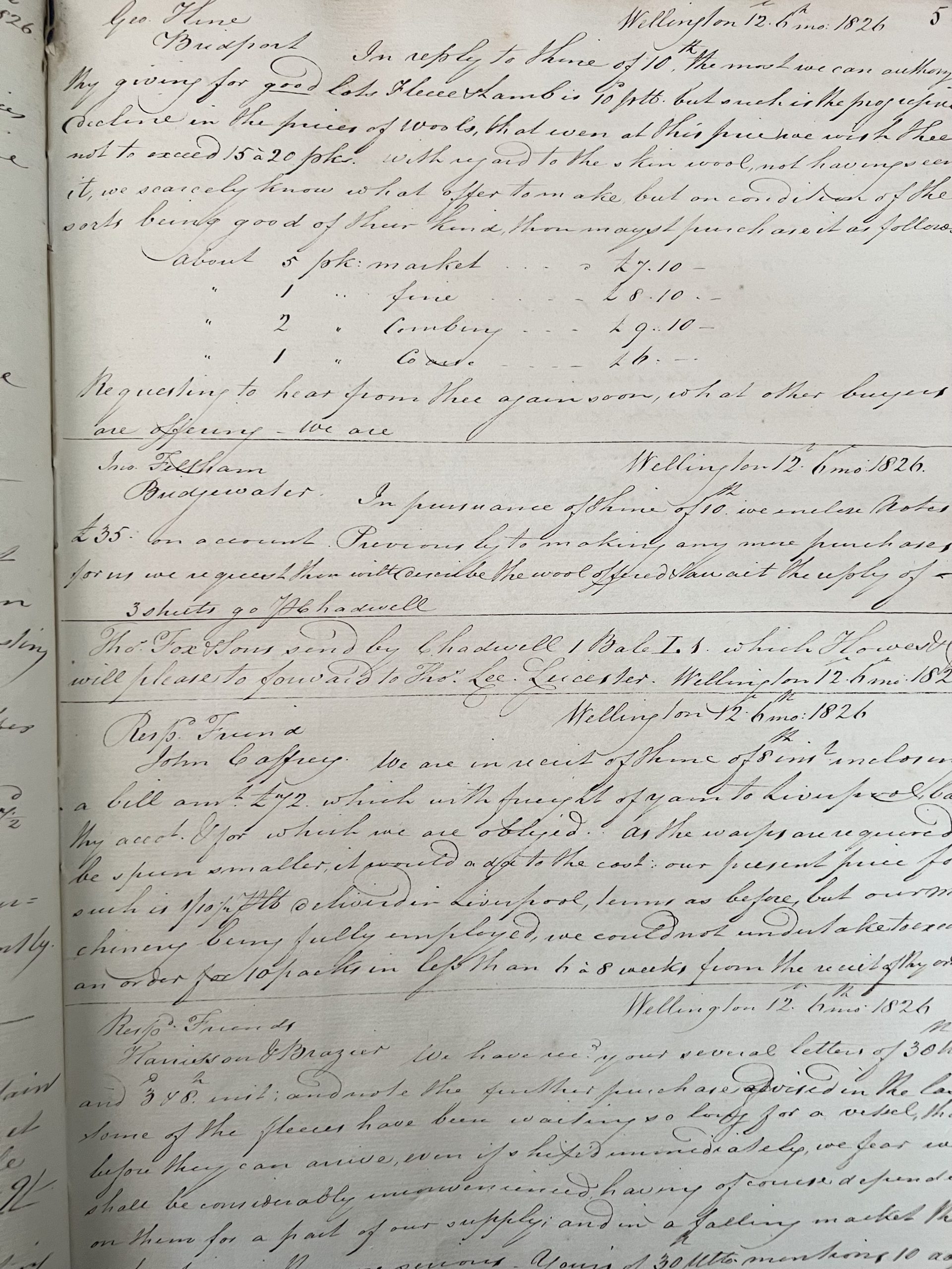 Letters from the Archive - Coldharbour Mill